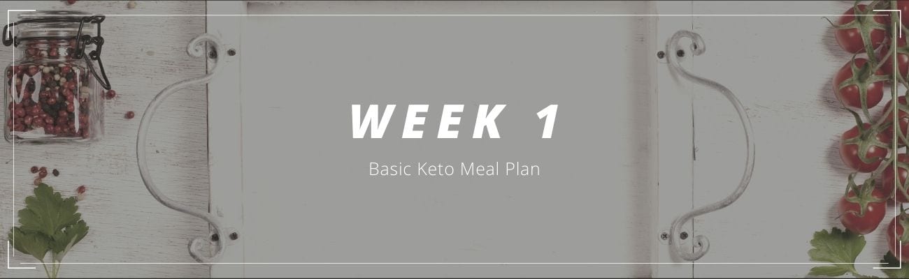 1500 Calorie Basic Keto Meal Plan: Week 1 - Ketogenic.com