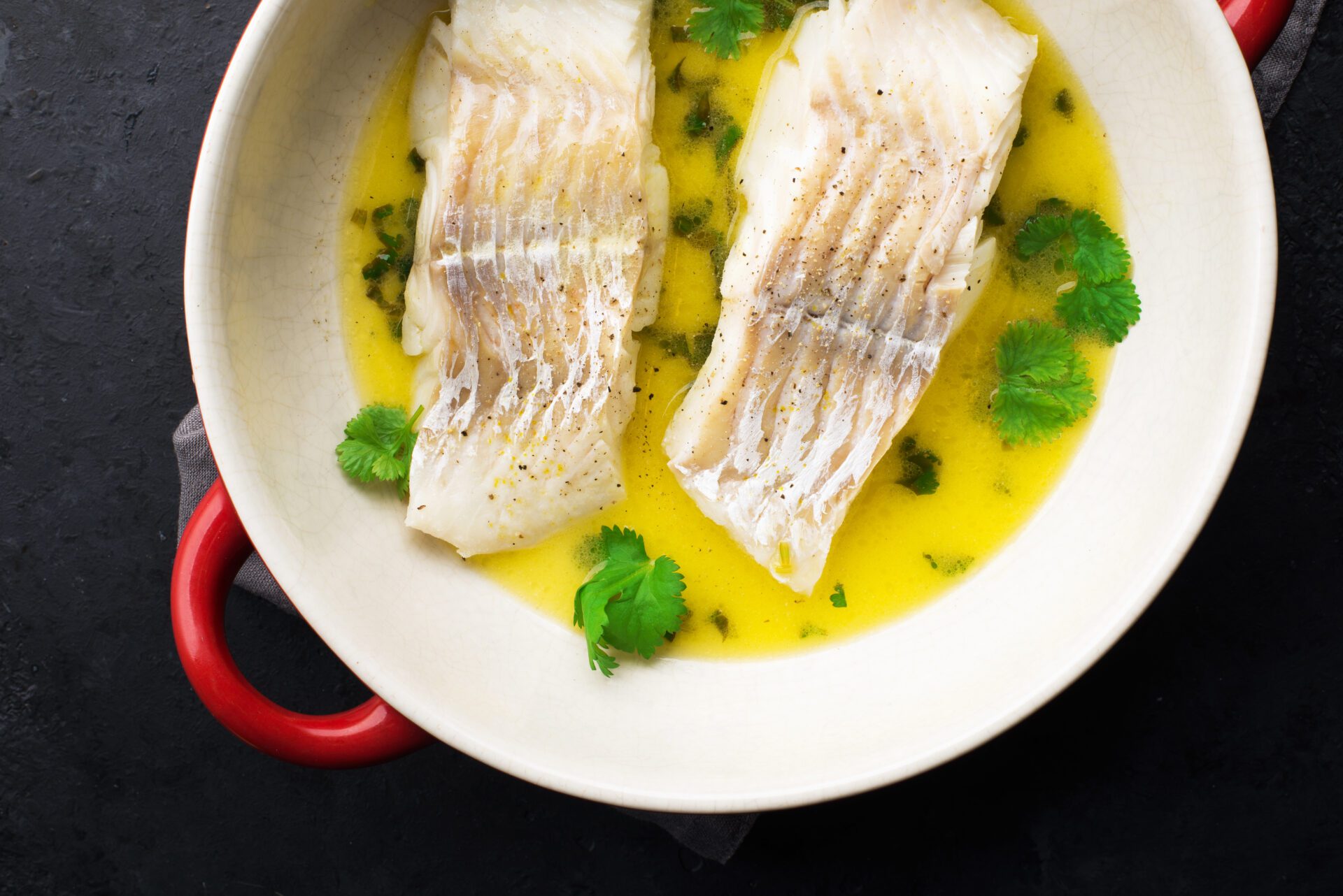 Easy Baked Cod with Lemon Butter Sauce Recipe - Keto Friendly Dinner